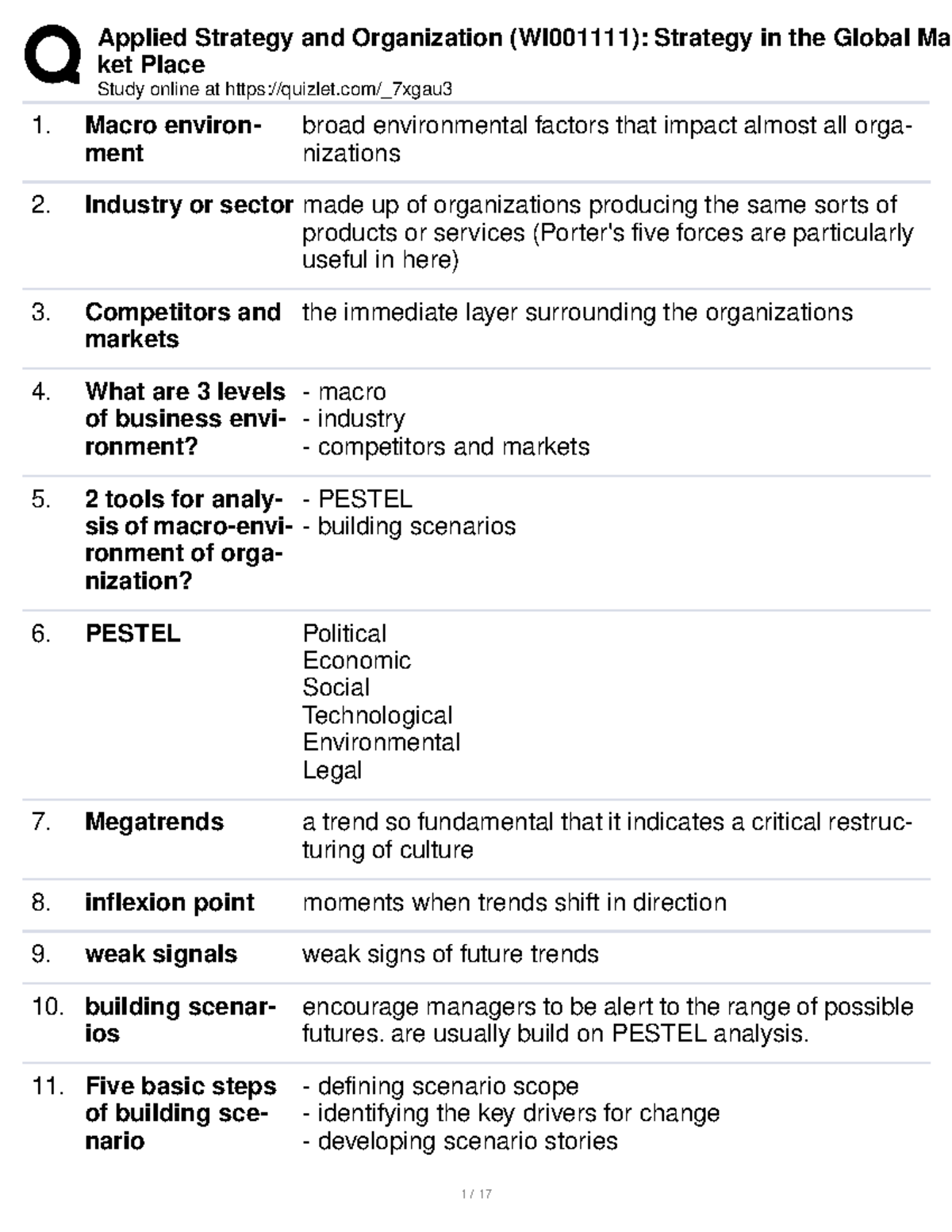 CHapter 12-A - Practice Materials - ket Place Study online at quizlet ...