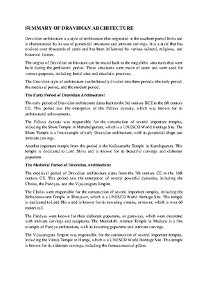 Summary of Modern Architecture - SUMMARY OF MODERN ARCHITECTURE Modern ...