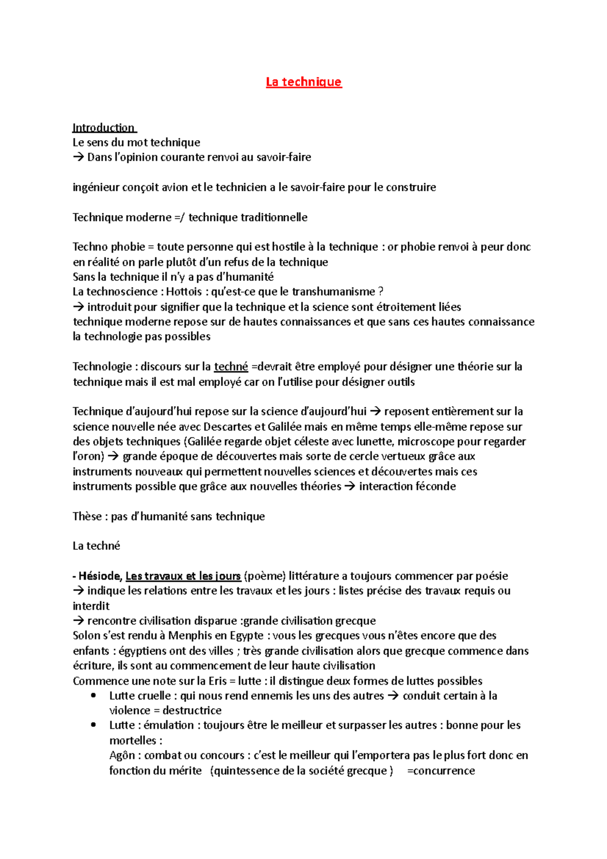 La technique - Civilisation - La technique Introduction Le sens du mot technique Dans l’opinion ...