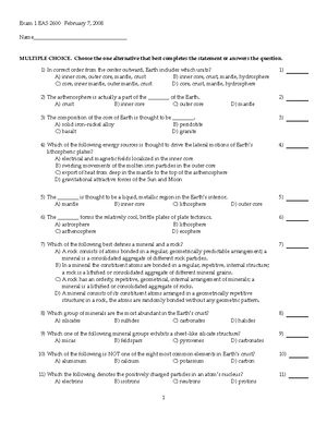 Exam2 sample fall2023 - Practice Test for exam 2 of EAS 2600 - EAS 2600 ...