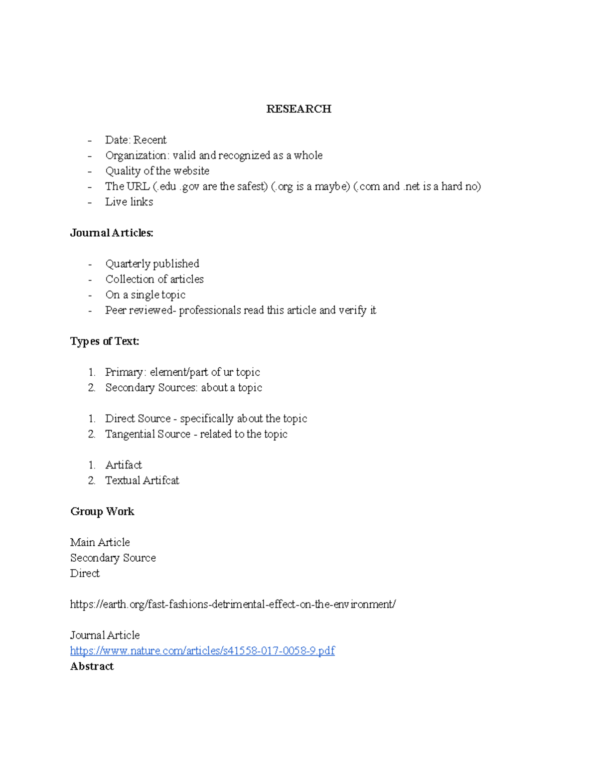 4 6 Research - UUNI101 BALDWIN - RESEARCH - Date: Recent - Organization ...