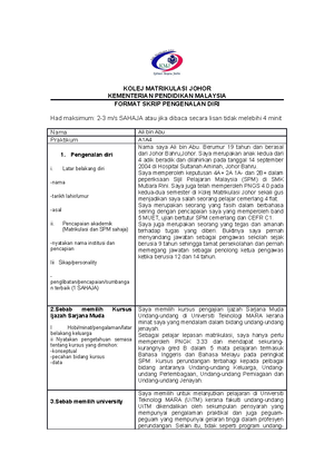 contoh rpi ppki - PELAN INTERVENSI 5 LANGKAH (PILL) TAHUN 2020 NAMA ...