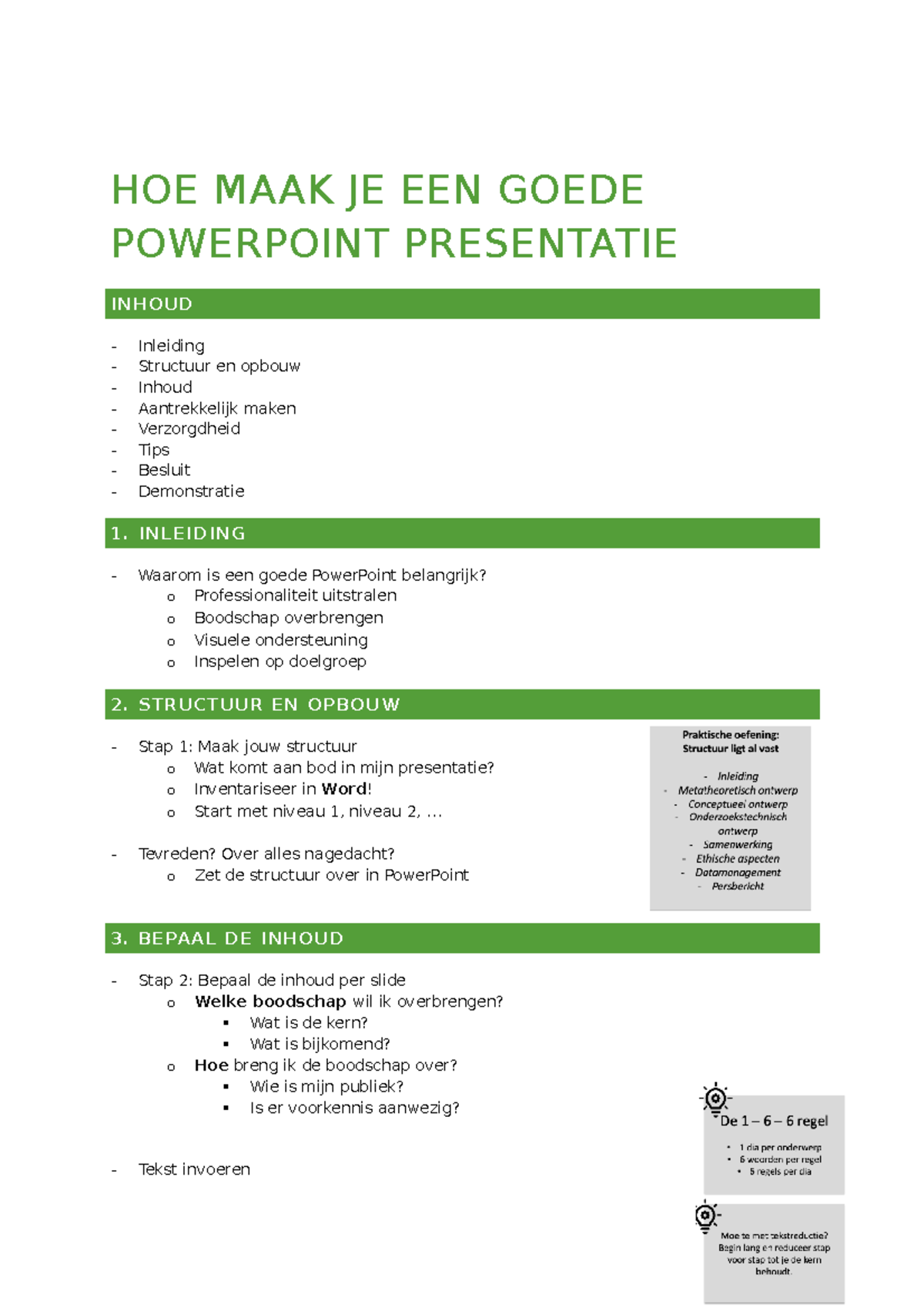 Hoe maak je een goede Powerpoint presentatie - HOE MAAK JE EEN GOEDE ...