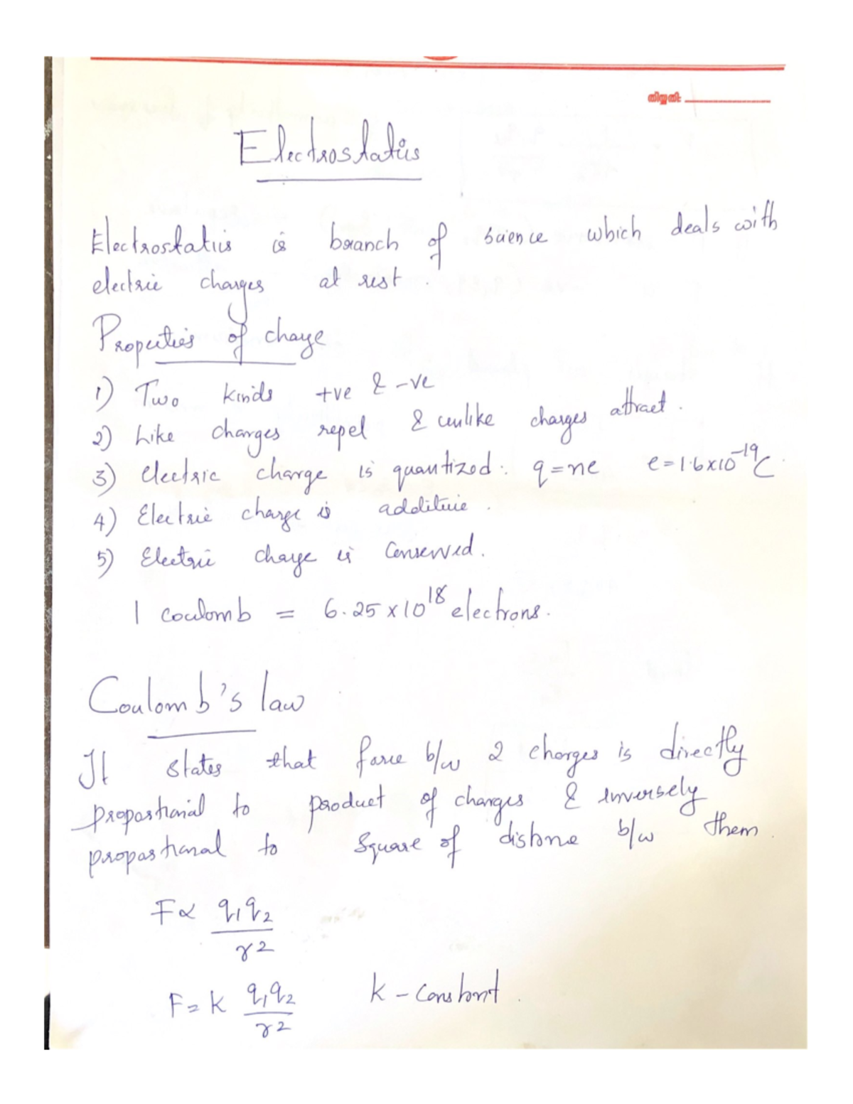 Physics Chapter 1 (S4) - Complementary phy - Bsc physics - Studocu
