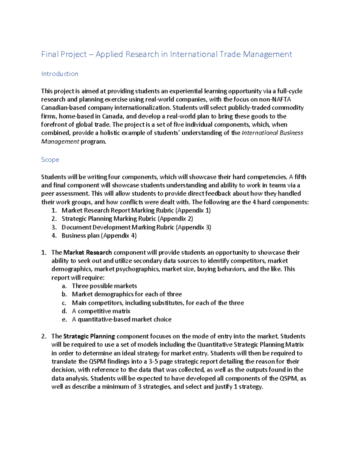 Rubric Applied - mmmmm - Final Project – Applied Research in ...