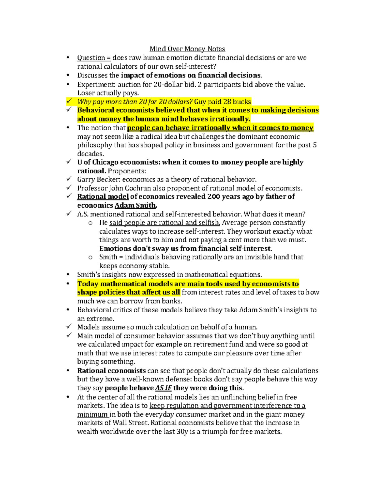 Mind Over Money Notes - This video was transcribed - Mind Over Money ...