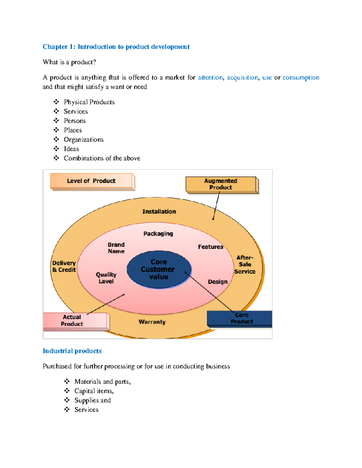 Chapter 1 -Final - good - Chapter 1: Introduction to product ...