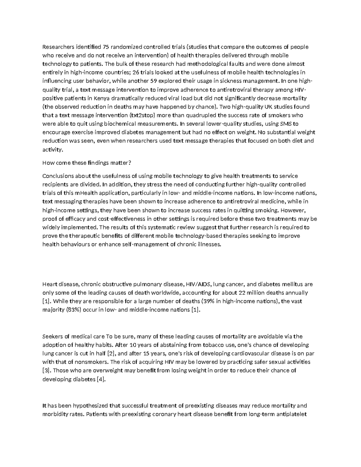 Topic 11 - This is for mgt class notes - Researchers identified 75 ...