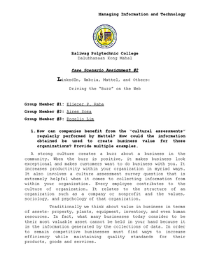 Module-Sample - MODULE SAMPLE - Baliwag Polytechnic College Dalubhasaan ...