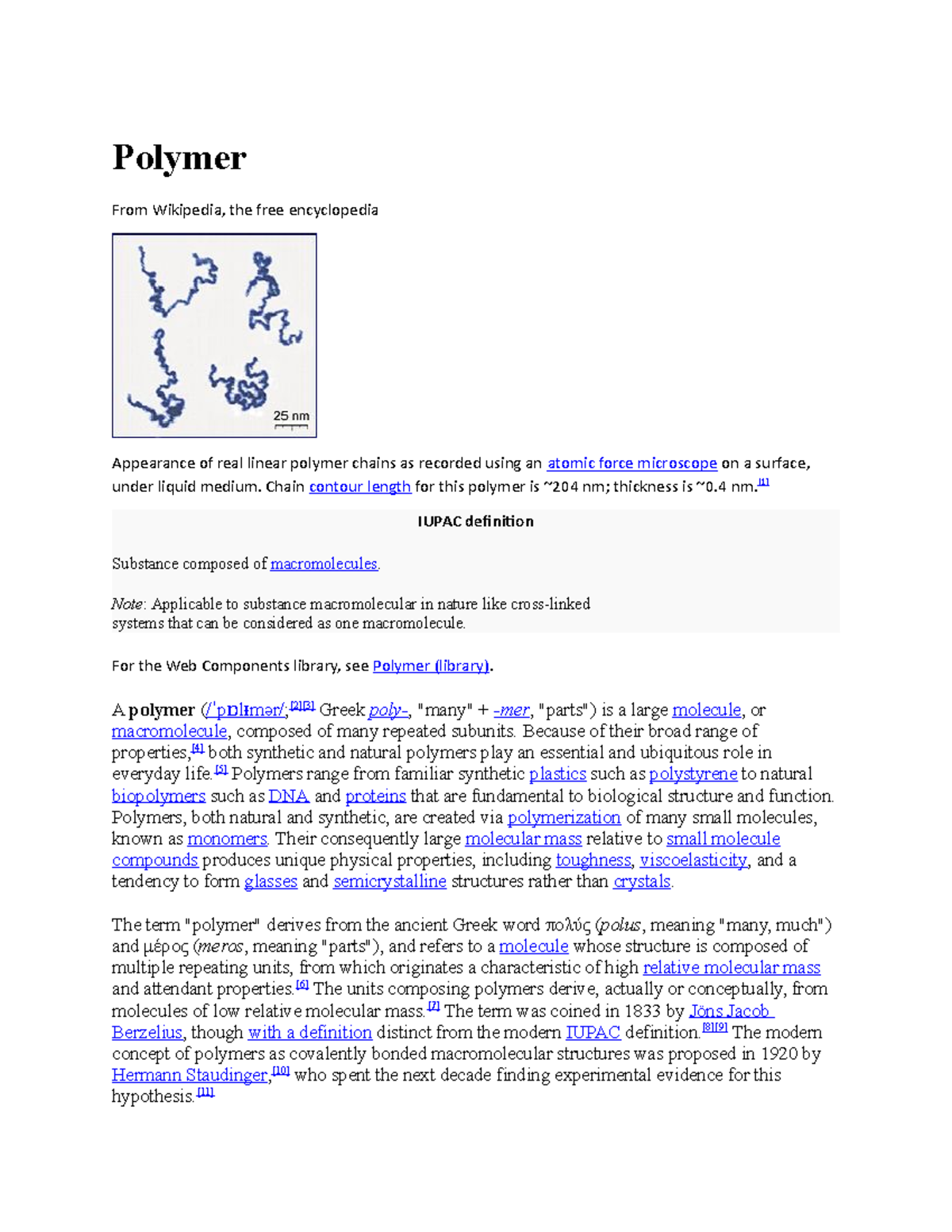 Polimer - Polymer From Wikipedia, the free encyclopedia Appearance of ...