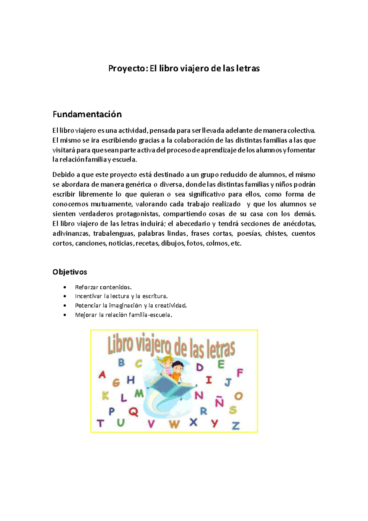 Libro Viajero - PARA PRIMER GRADO - Proyecto: El libro viajero de las ...