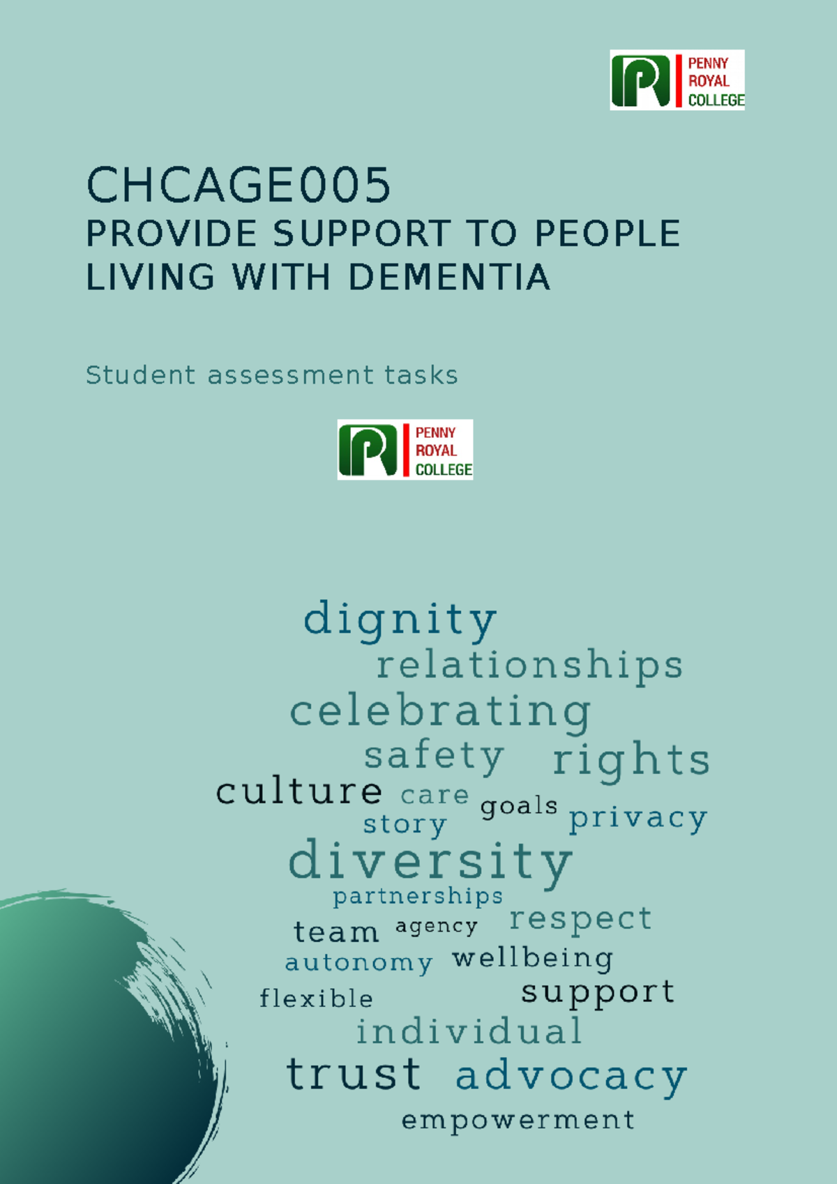 Incomplete Chcage 005 Student Assessment Tasks 18-07-20 - Student ...