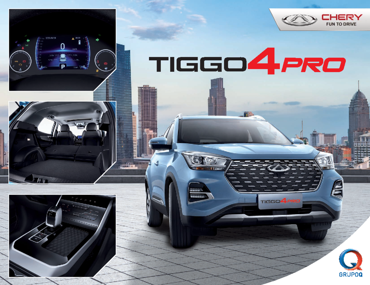 Ficha-tecnica-tiggo PRO 4 - Mercadotecnia Industrial - Studocu