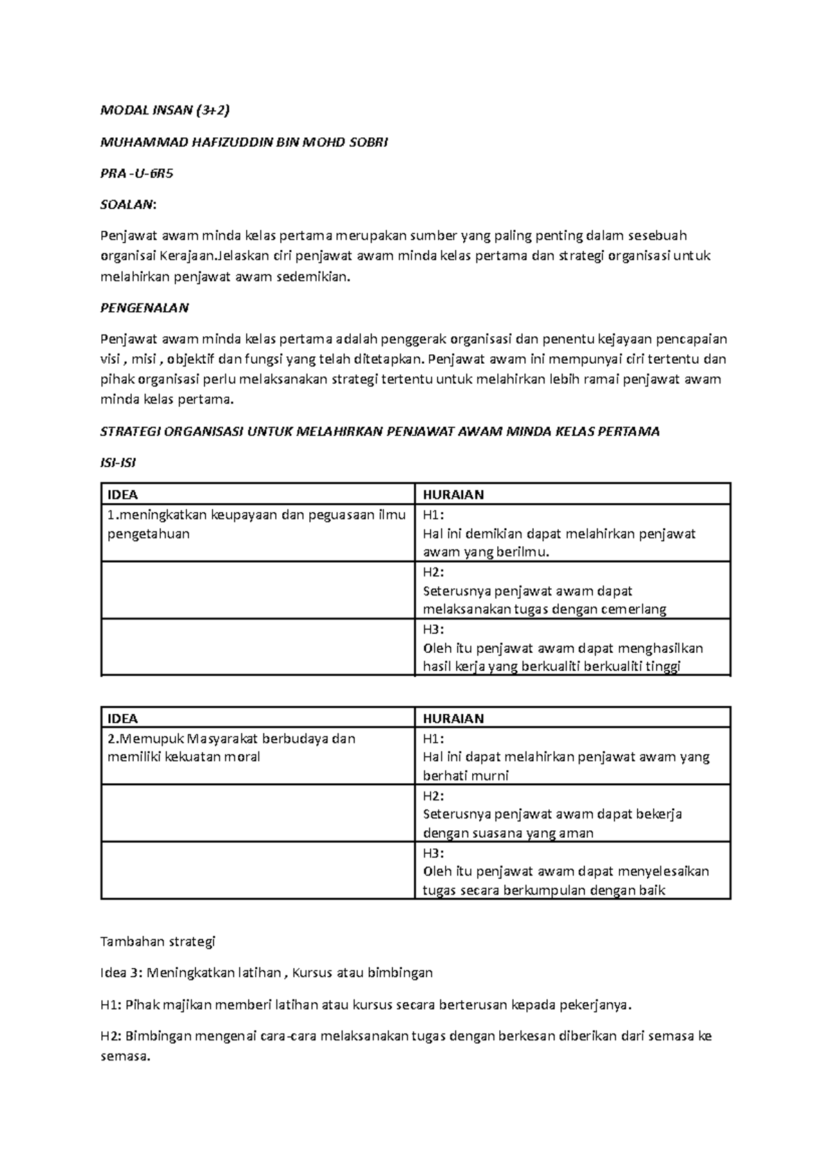5 6091205932962811026 - MODAL INSAN (3+2) MUHAMMAD HAFIZUDDIN BIN MOHD ...