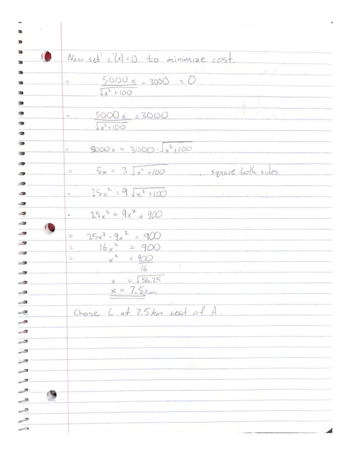 assignment 9 q 3 - MATH 1100 - Studocu