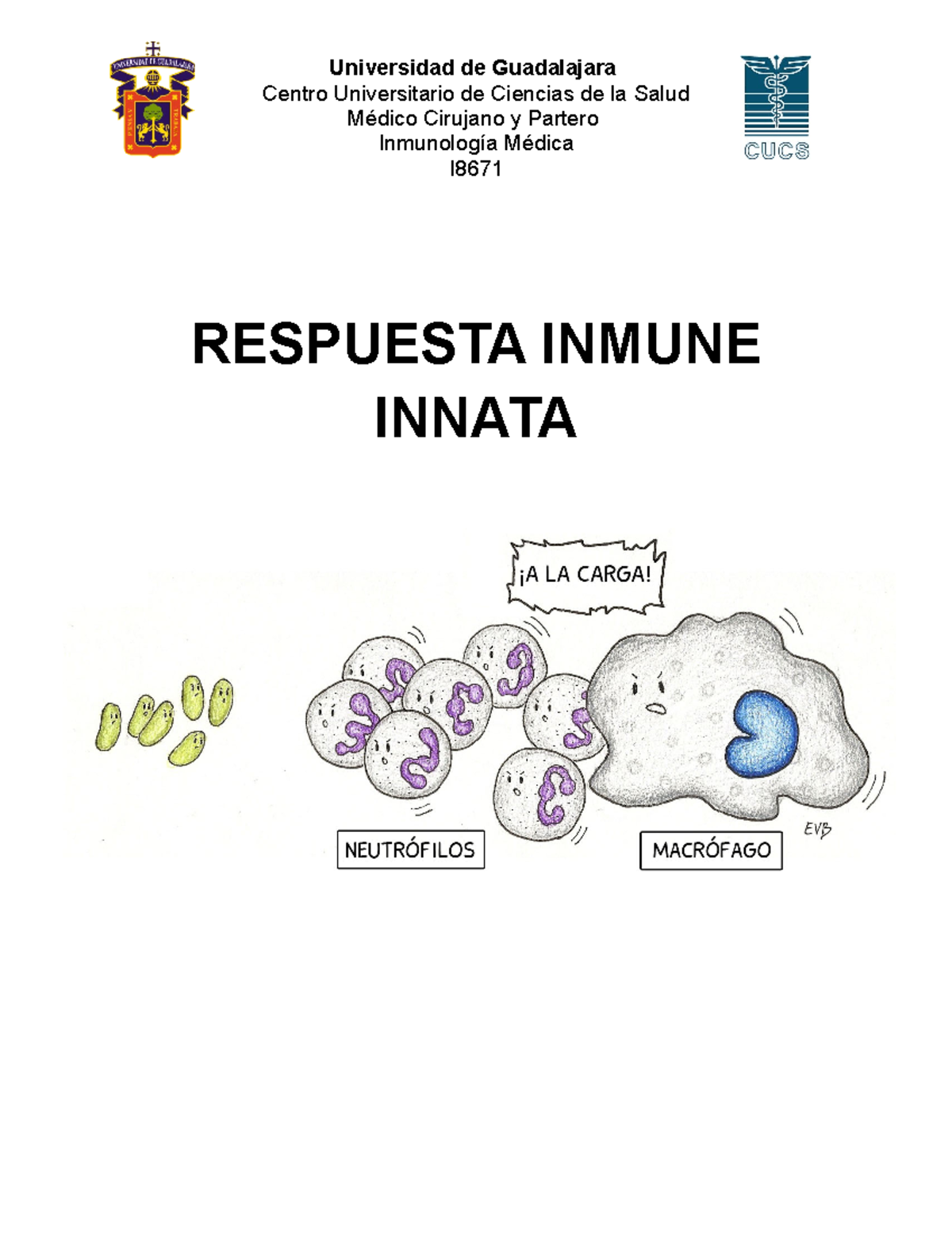 Respuesta inmune innata - Universidad de Guadalajara Centro ...