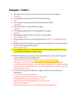 Study Guide Exam (Ch7 8 9) - Anatomy and Physiology I Study Guide: Exam ...