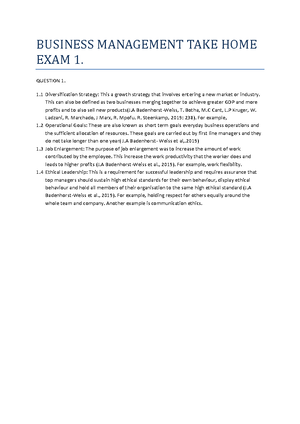 ST10108335 BMNG5122 Assignment 1 - BMNG5122 Assignment 1 Semester 2 ST ...