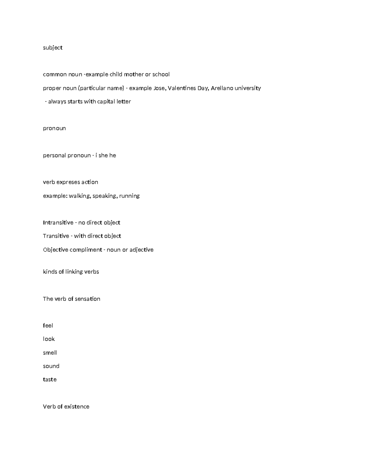 ENG-Reviewer - subject common noun -example child mother or school ...