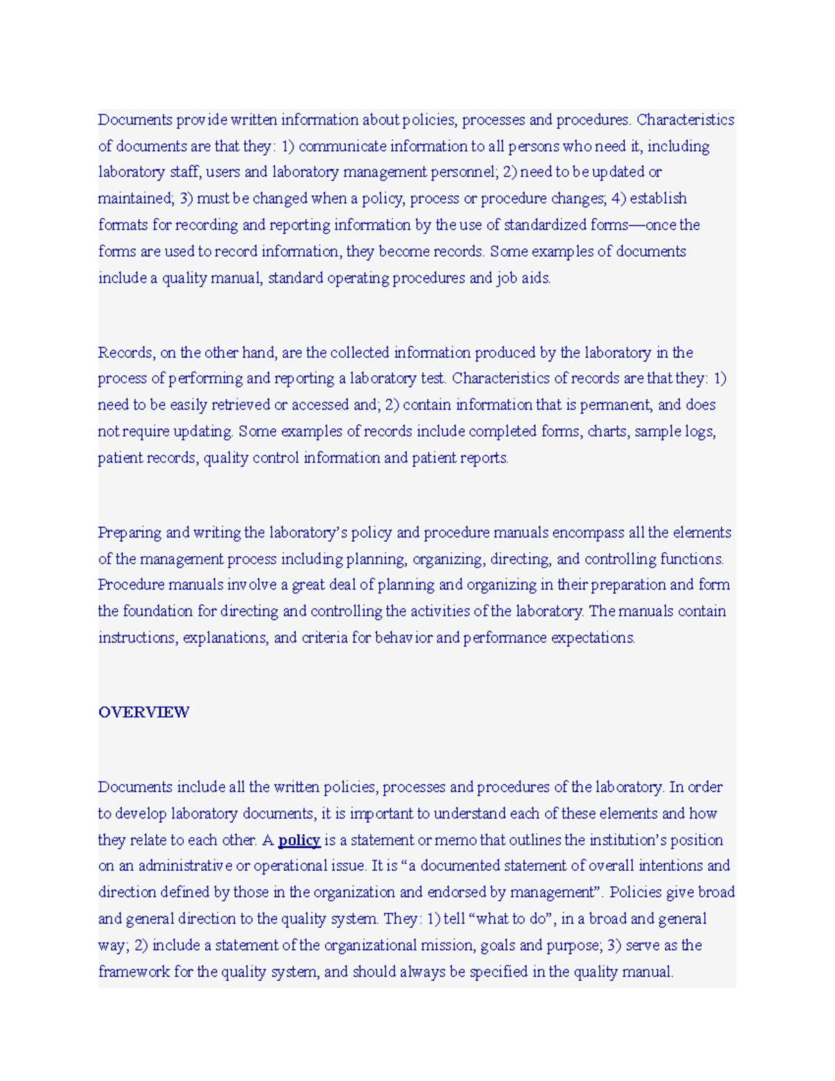 LAB Management Module 6 - Documents provide written information about ...