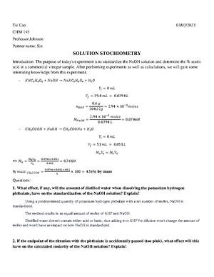 Qualitative Identification - SUNY BROOME COMMUNITY COLLEGE CHM 145-02 ...