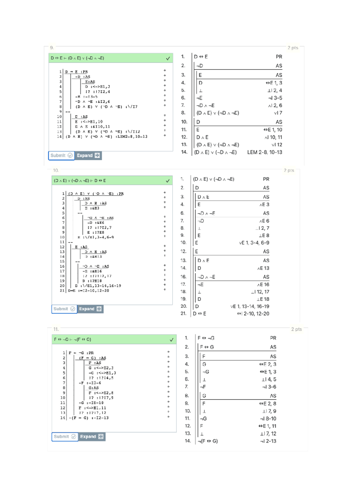 Doc2 Logic - Natural Deduction Problems - PHILUA70 - Studocu