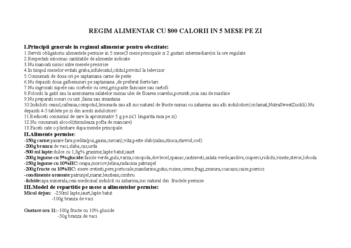 134871361 Regim Alimentar Cu 800 Calorii in 5 Mese Pe Zi - REGIM ...