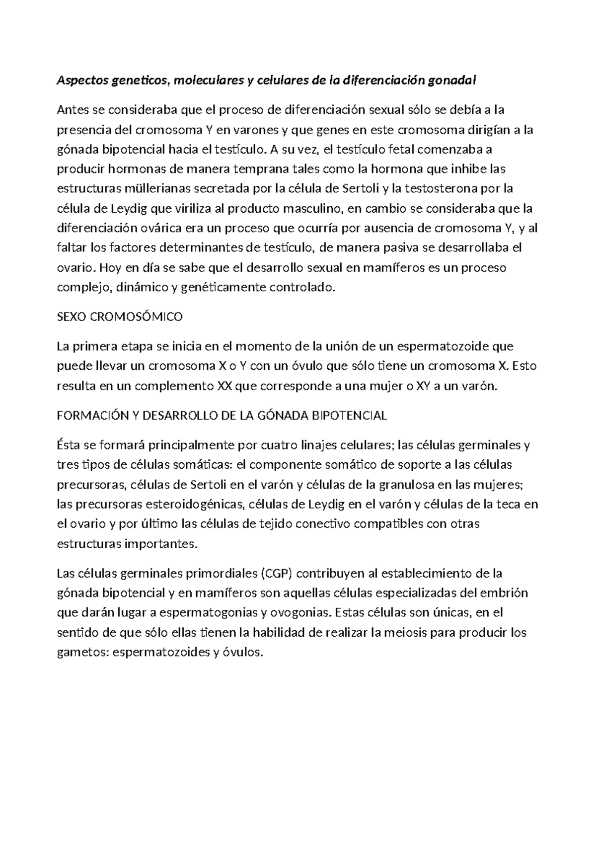 Genetica - Resumen Genética Clínica - Aspectos geneticos, moleculares y ...