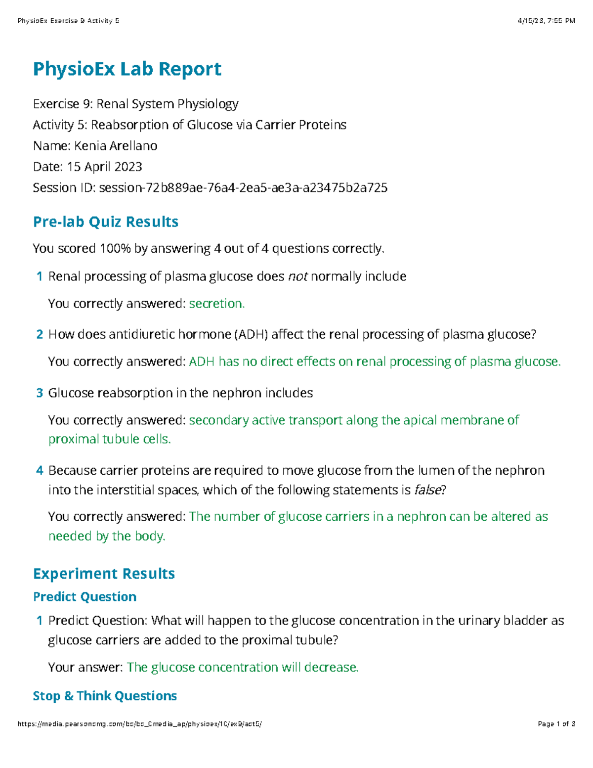 Physio Ex Exercise 9 Activity 5 - pearsoncmg/bc/bc_0media_ap/physioex ...