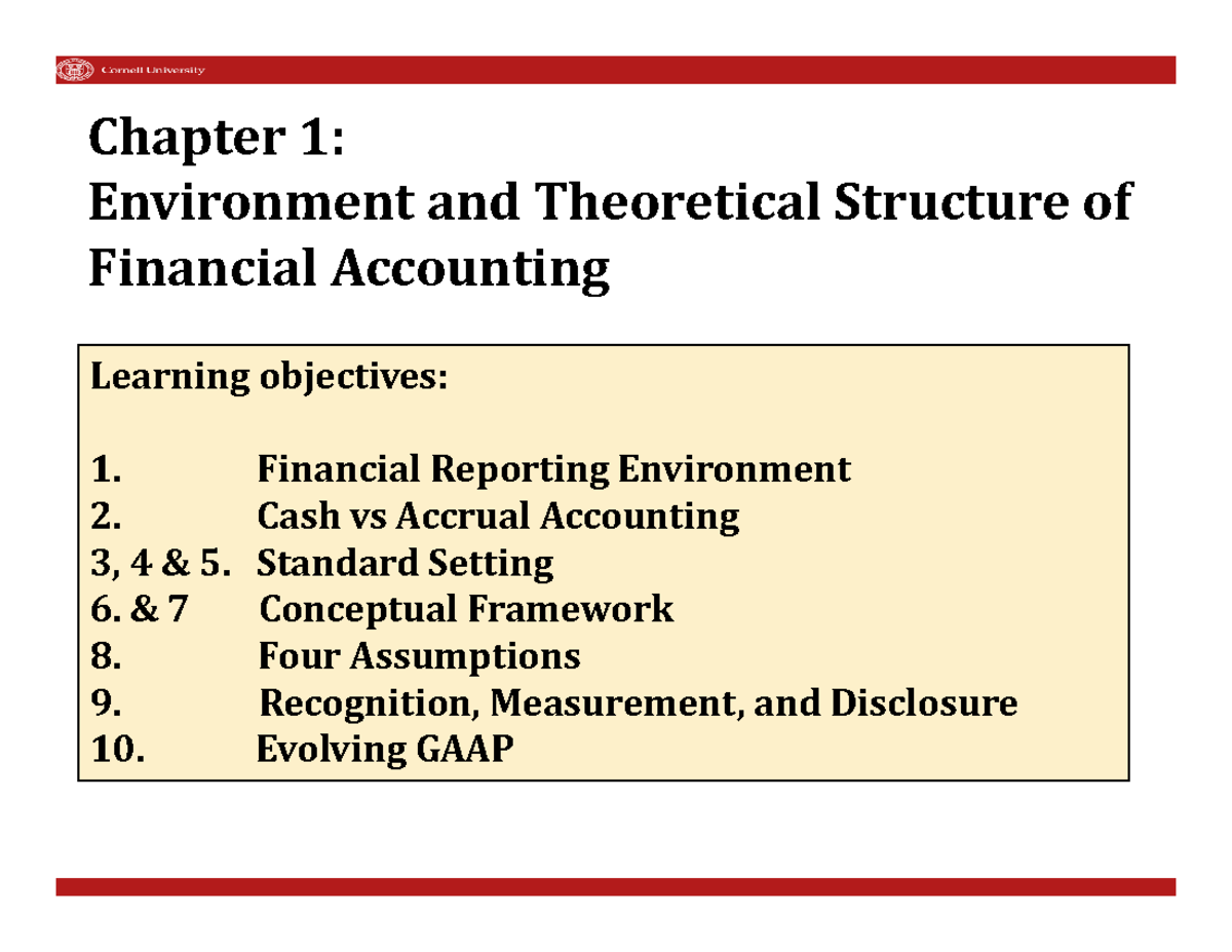 Chapter 1 - home - Chapter 1: Environment and Theoretical Structure of ...