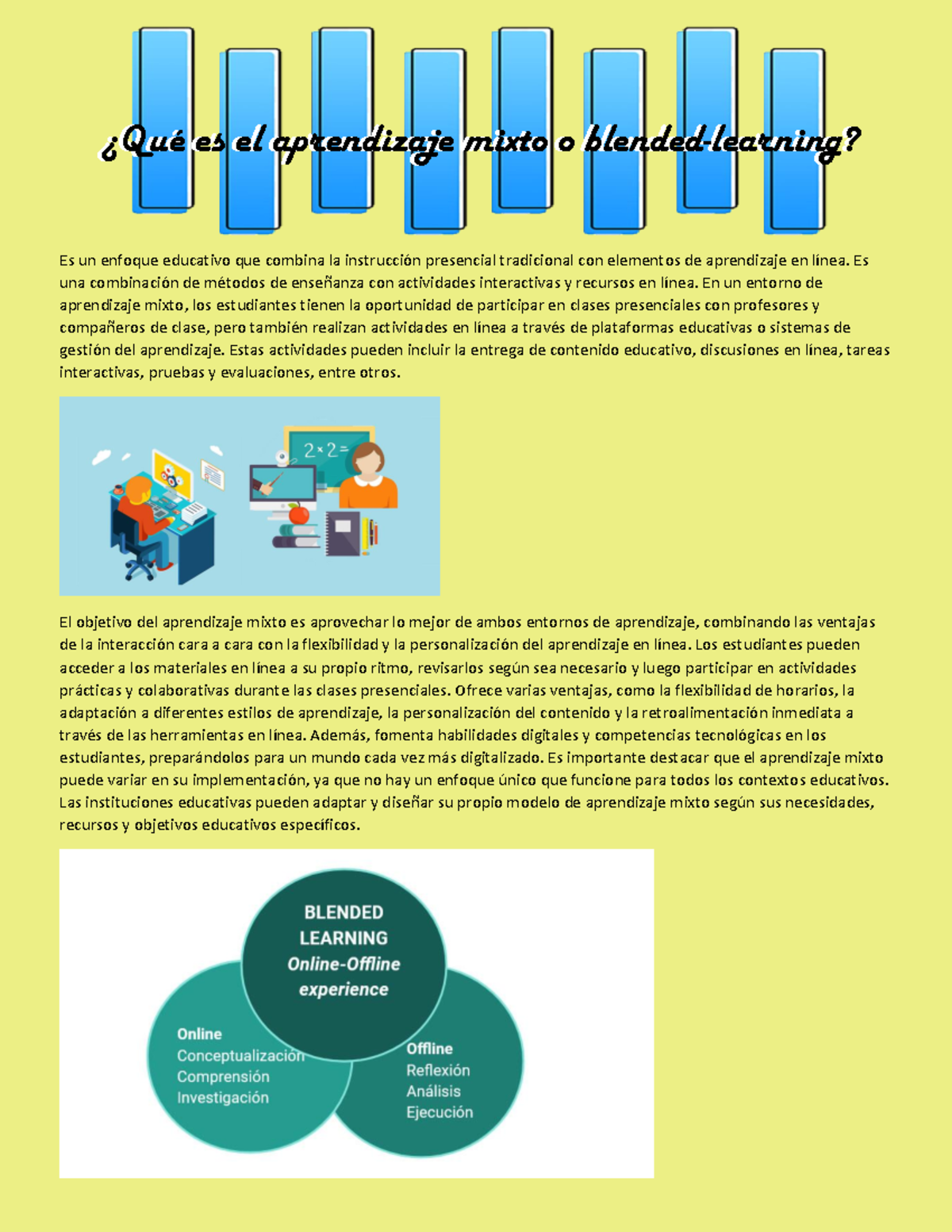 Actividad 6 estrategias - ¿Qué e¿Qué es el aprendizaje mixto o blendeds ...