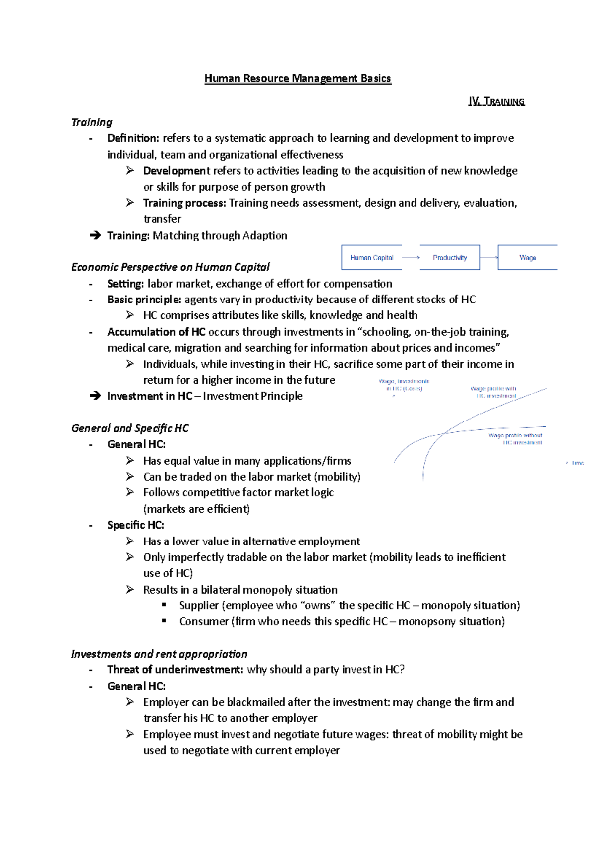4. HRMB - Training - Human Resource Management Summary - Human Resource ...