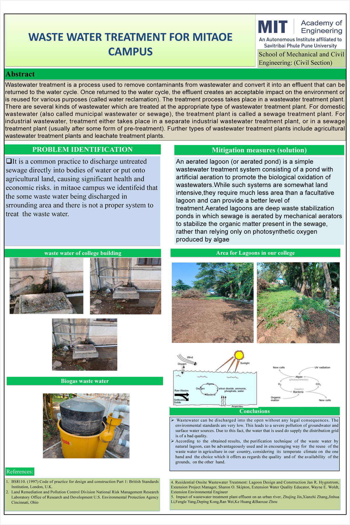 Poster Mitaoe EIA CC - Abstract Wastewater treatment is a process used ...