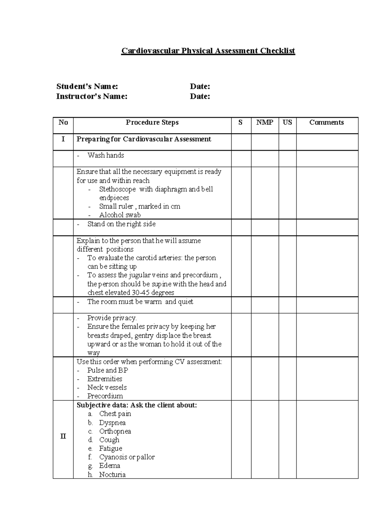 Cardiovascular system jarvis 2023 - Cardiovascular Physical Assessment ...