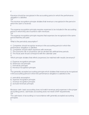 Accounting chapter 5 - notes, vocab, study materials and test answers ...