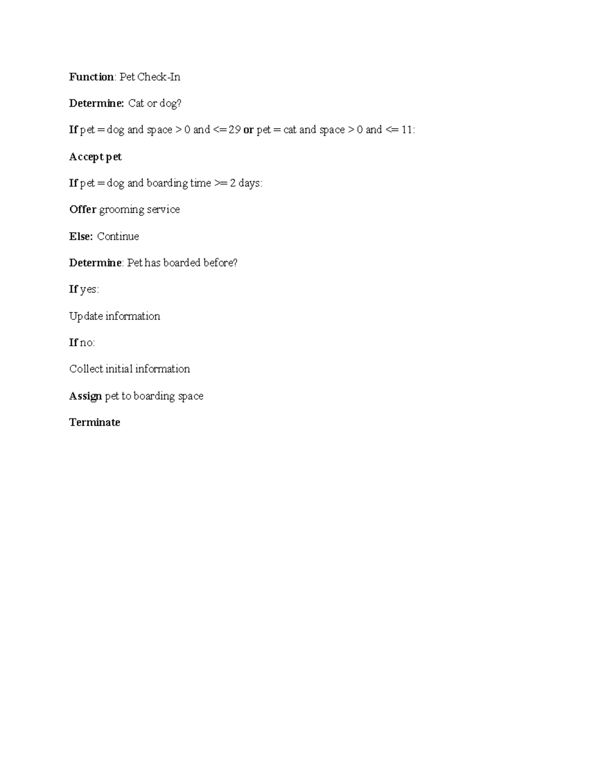 Globalrainsummaryreport - Function : Pet Check-In Determine: Cat or dog ...