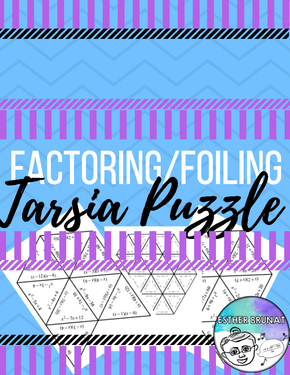 Factoring Foiling Tarsia Puzzle-1 - Follow me! @EstherBrunat I would ...