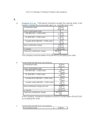 Acc 311 final project 1 - Madison Oster Acc 311 T Module 3 15 July 2022 ...