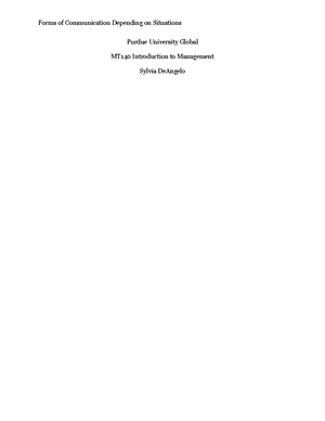 MT140 UNIT 10 Discussion - UNIT 10 DISCUSSION Discussion Overview ...