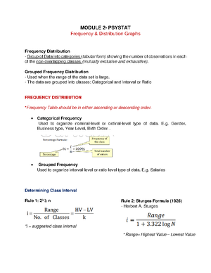 Module 5- Normal Distribution - MODULE 5- PSYSTAT Normal Distribution ...