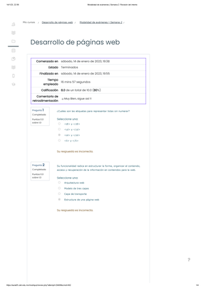Desarrollo de páginas web S2 - Desarrollo de páginas web Mis cursos ...