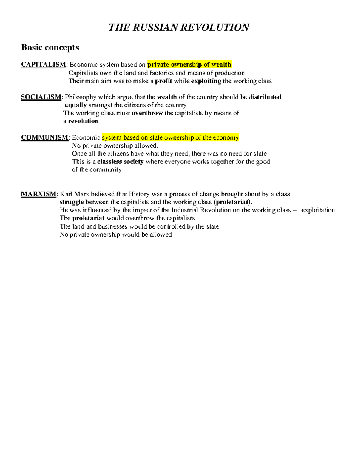 Class notes available for you when you want to study and increase your ...