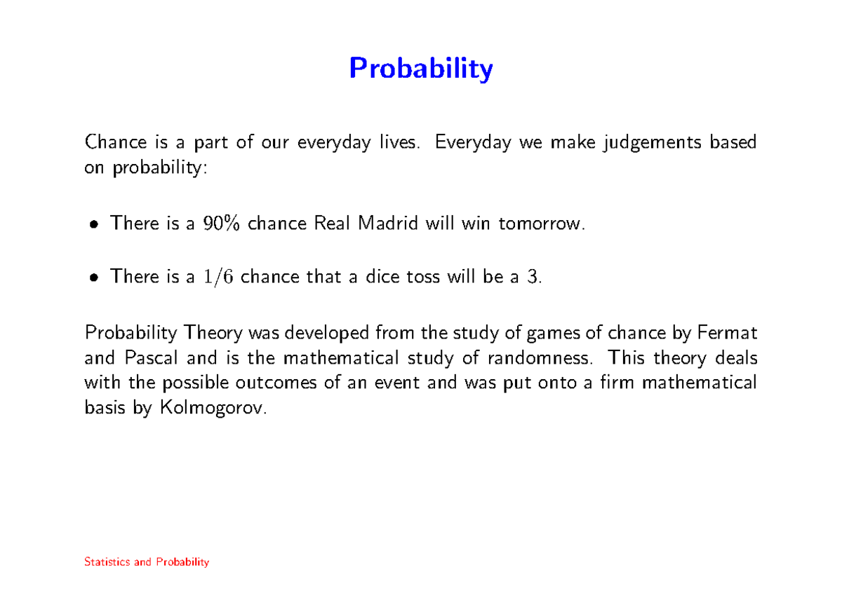 Introprob prob - Pobability explained (A&B) (A or B) - Probability ...
