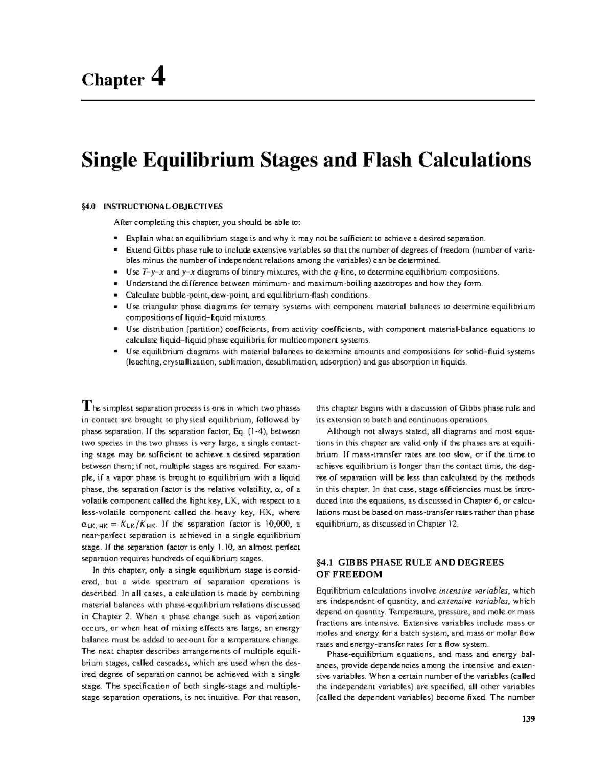 Seader Henley 2011 Chap04 and Chap05 - equilibrium stages flash ...