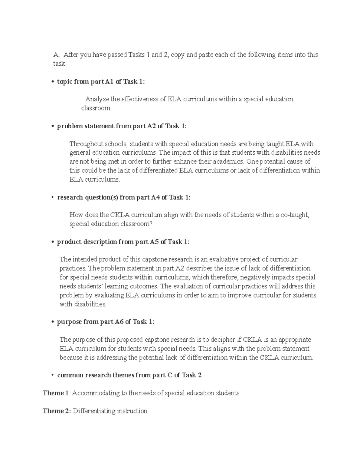 OPM4 Task 3 document - A. After you have passed Tasks 1 and 2, copy and ...