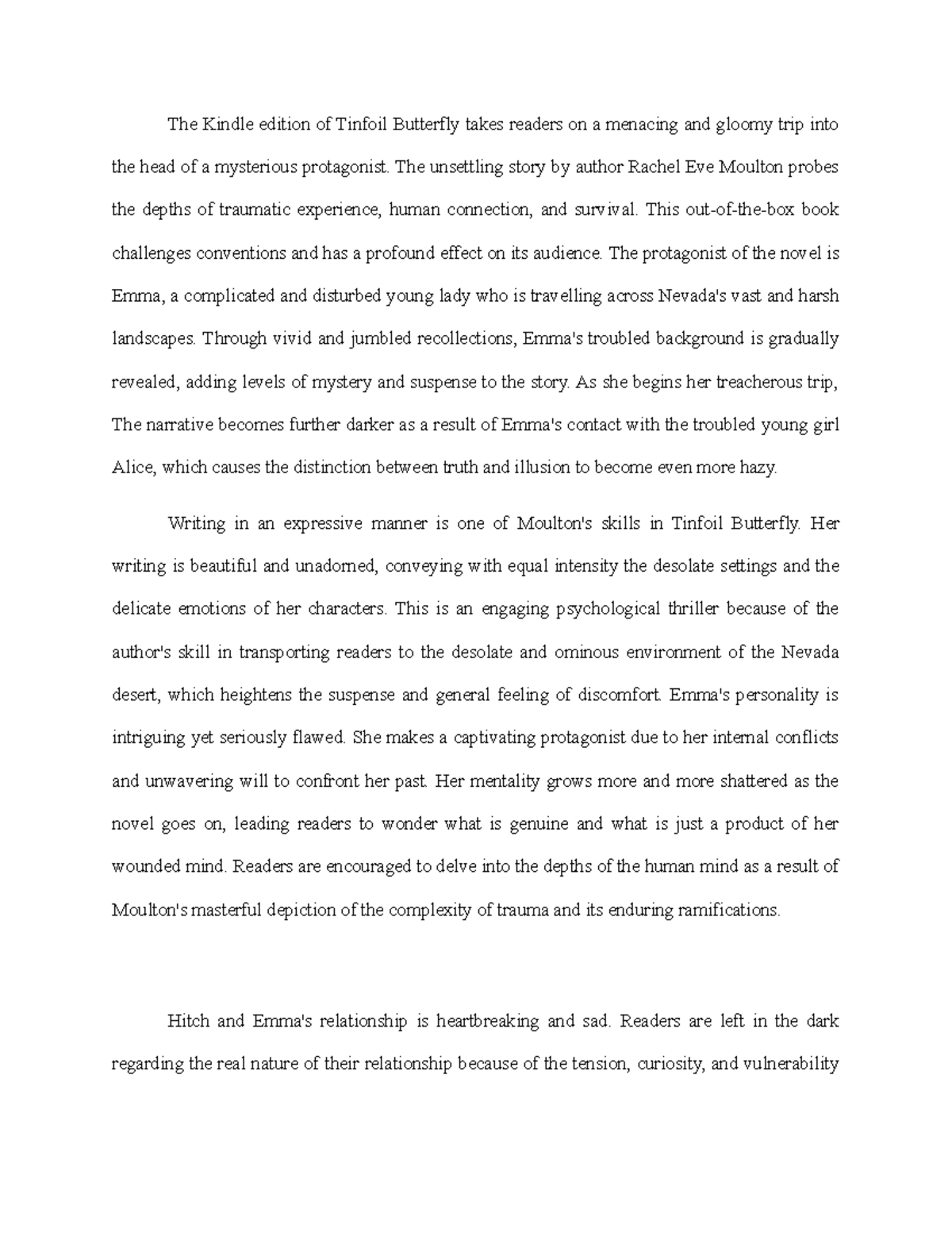 The Kindle edition of Tinfoil Butterfly takes readers on a menacing and ...