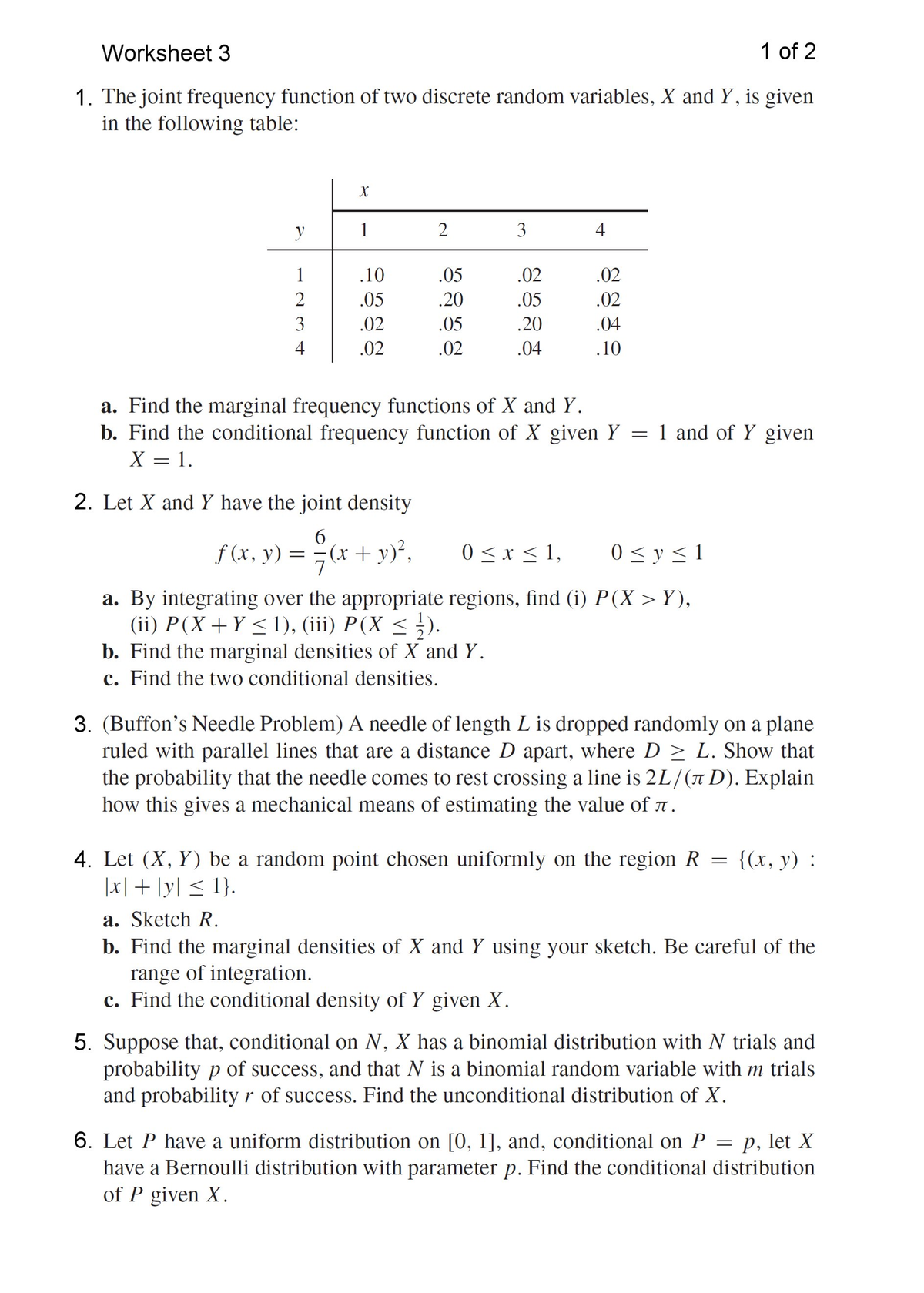Worksheet 3 - Tutorial - ST2132 - Studocu