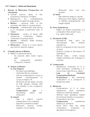 Copy of chem long test 2 - 🎞Chemistry: A Volatile History - Order of ...
