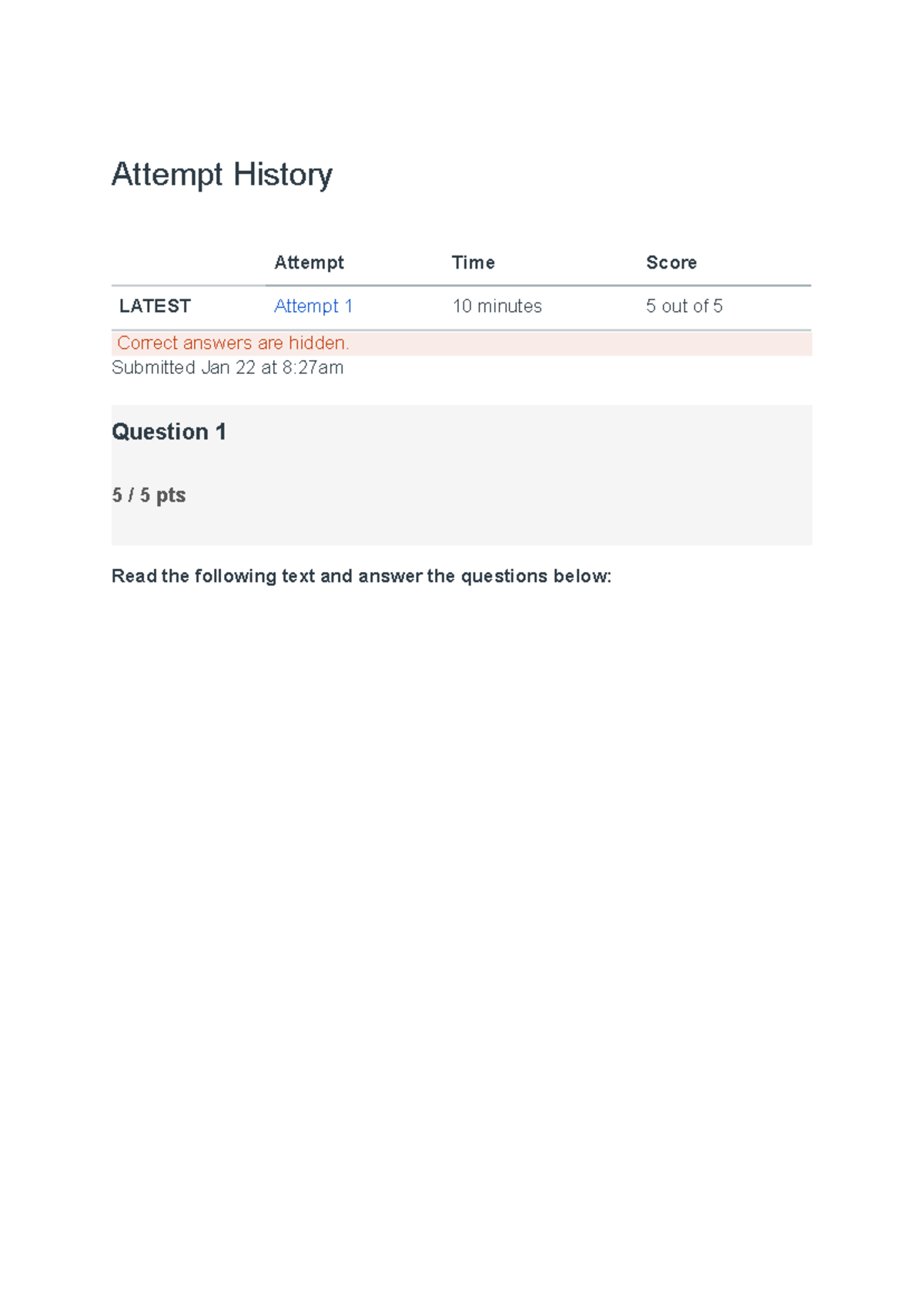 Reading-quiz-2-avanzado-10 - Attempt History Attempt Time Score LATEST ...