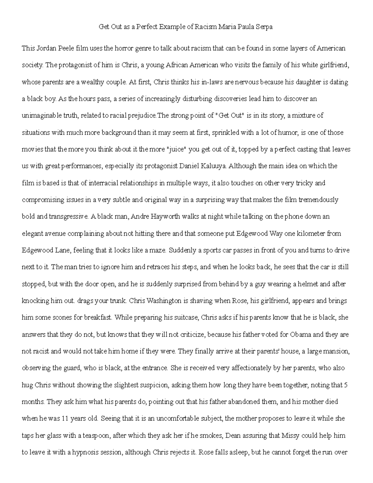 Document 2 - Summary A Critical Introduction 4th edition, Maria ...
